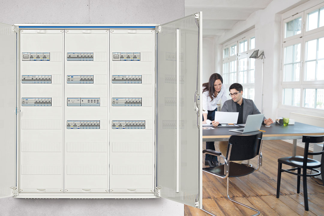 Sammelschienen System Vertei­ler­sys­teme | Hager DE